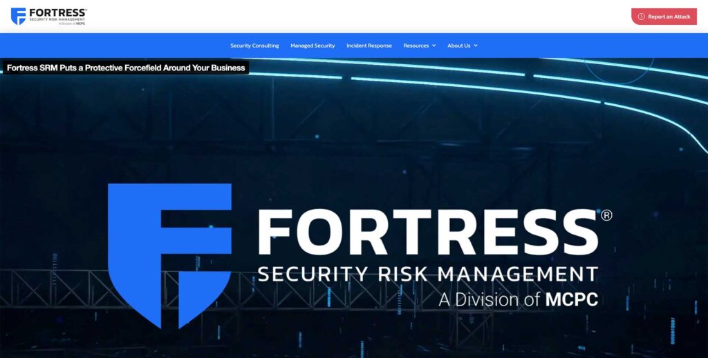 Fortress Security Risk Management Website - Xponent21